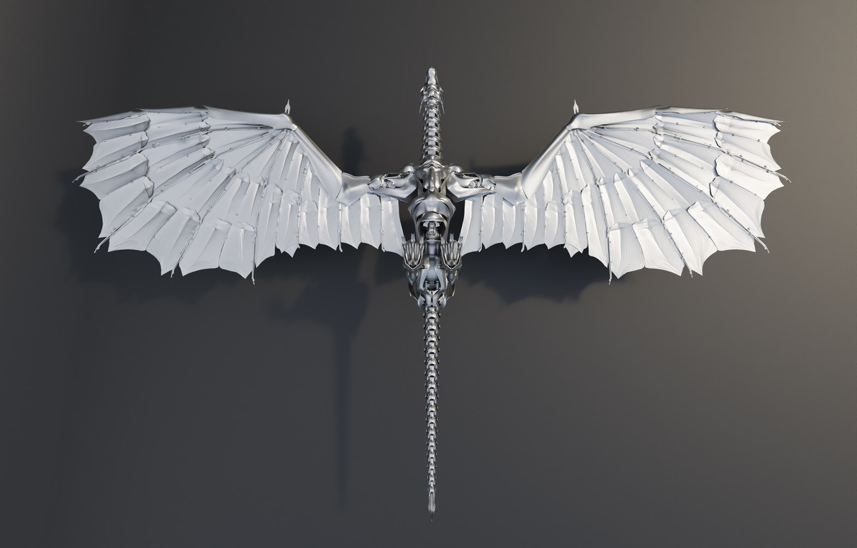 3D Iron Dragon With 400 Separated Elements - TurboSquid 2000611