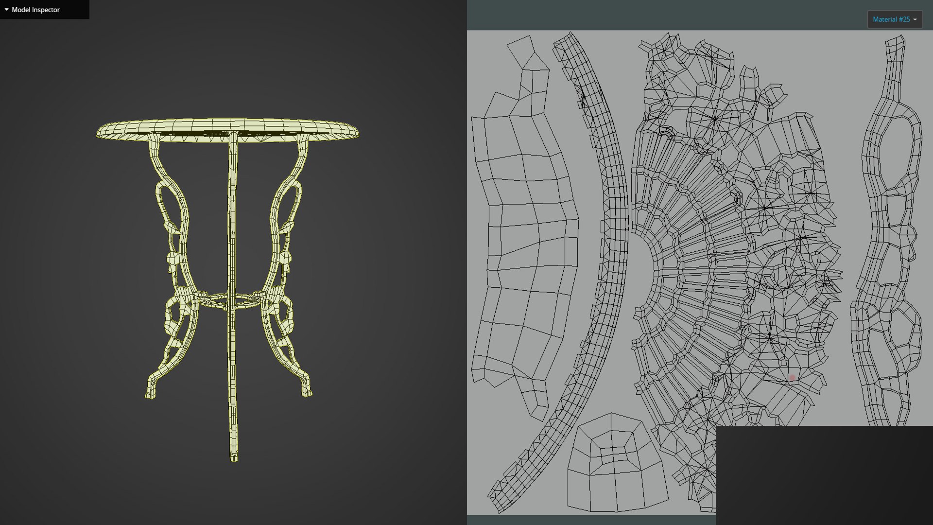 Game Ready Steel Table 3D - TurboSquid 2047919