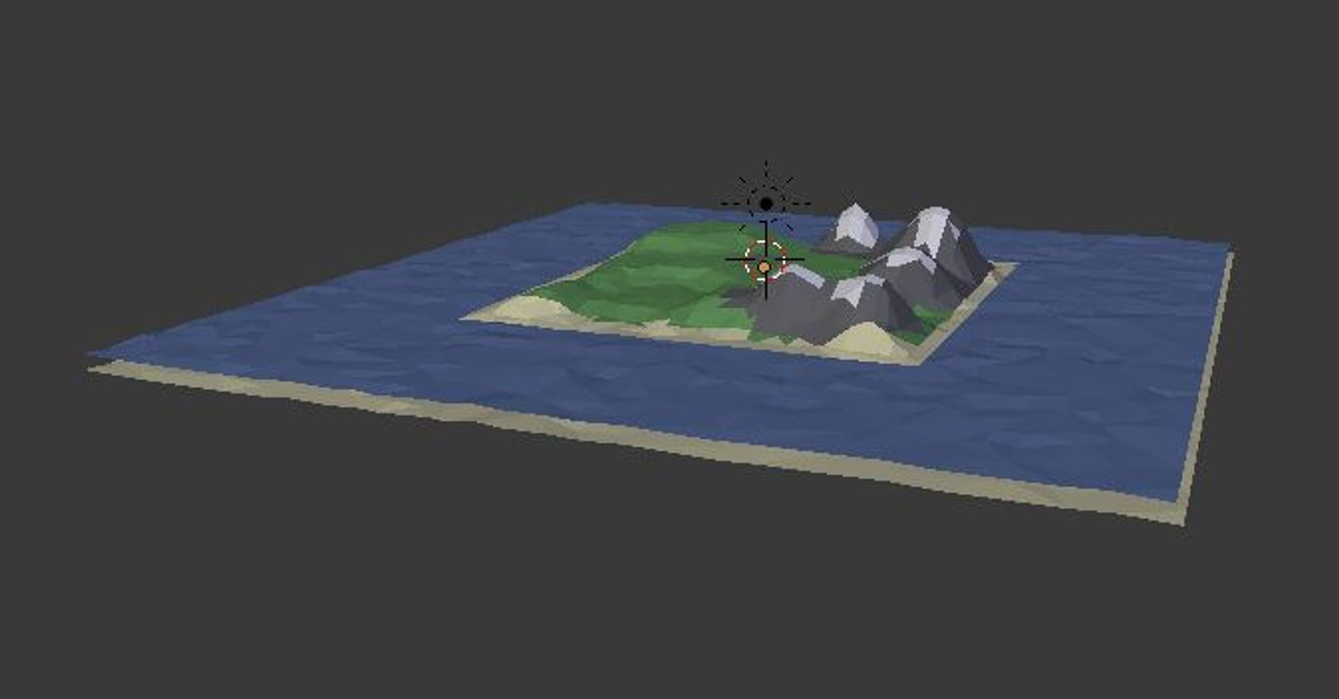 3D Island Low-poly Model - TurboSquid 1528296