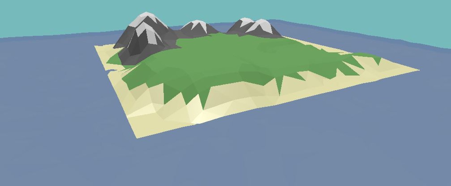3D Island Low-poly Model - TurboSquid 1528296