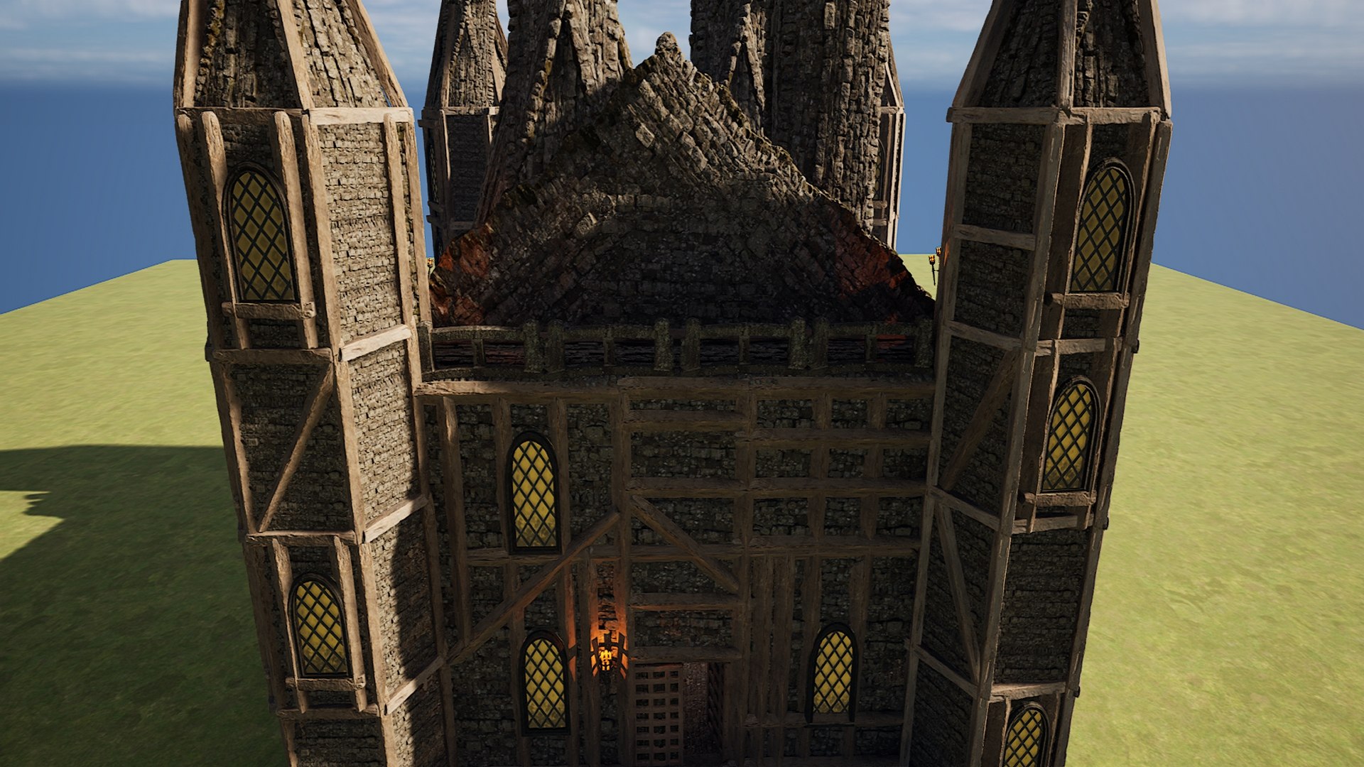 18 Room Gothic Fantasy Horror Castle The Forsaken Keep 3D Model ...
