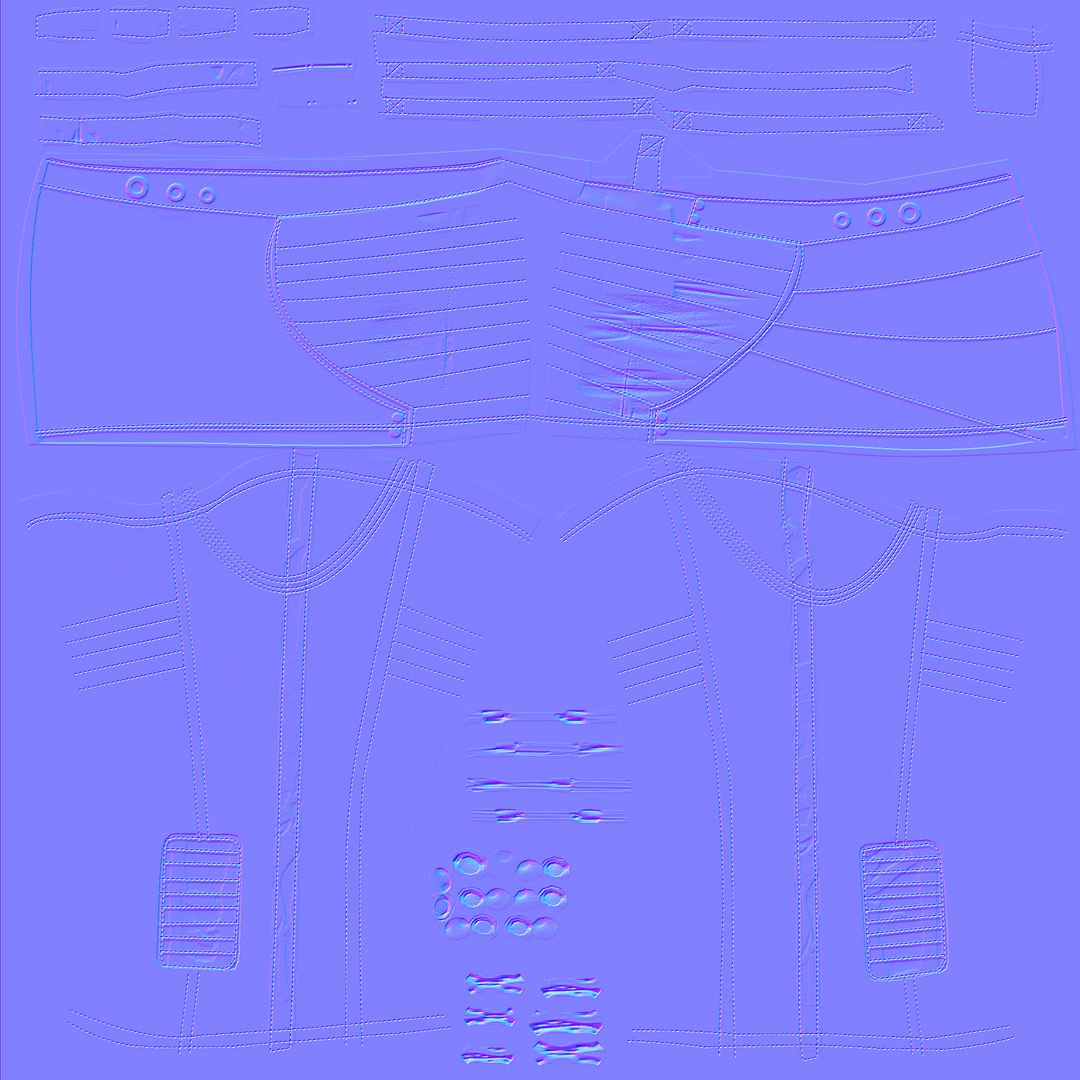 3D Cryo Punk Skirt With Leggings model - TurboSquid 1904938