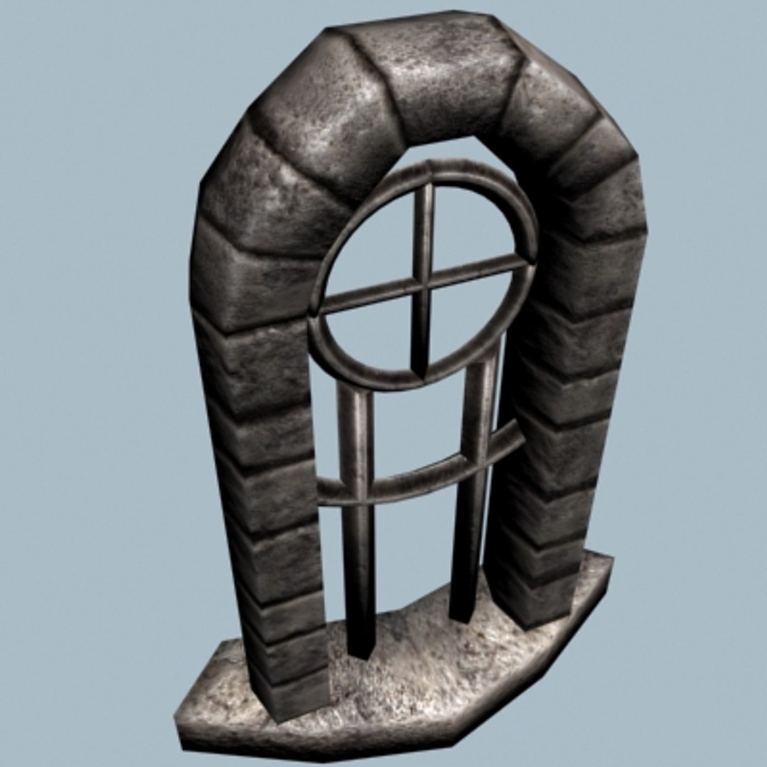 Medieval Castle Window 3d Model