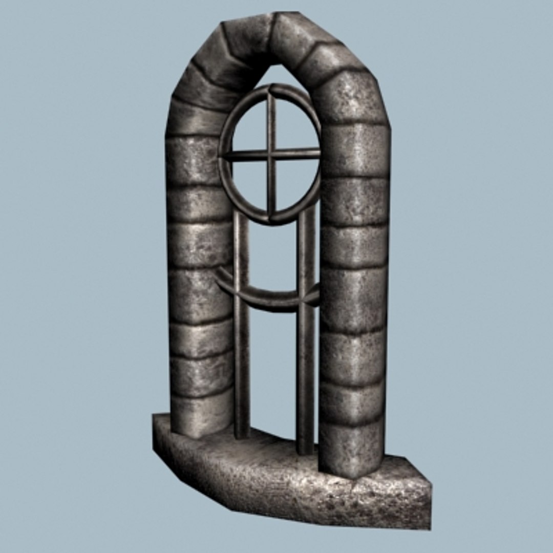 Medieval Castle Window 3d Model
