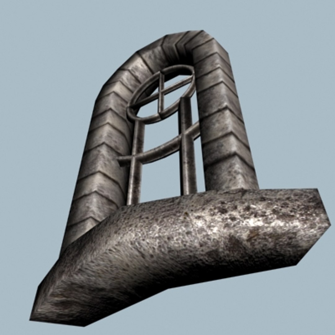 Medieval Castle Window 3d Model