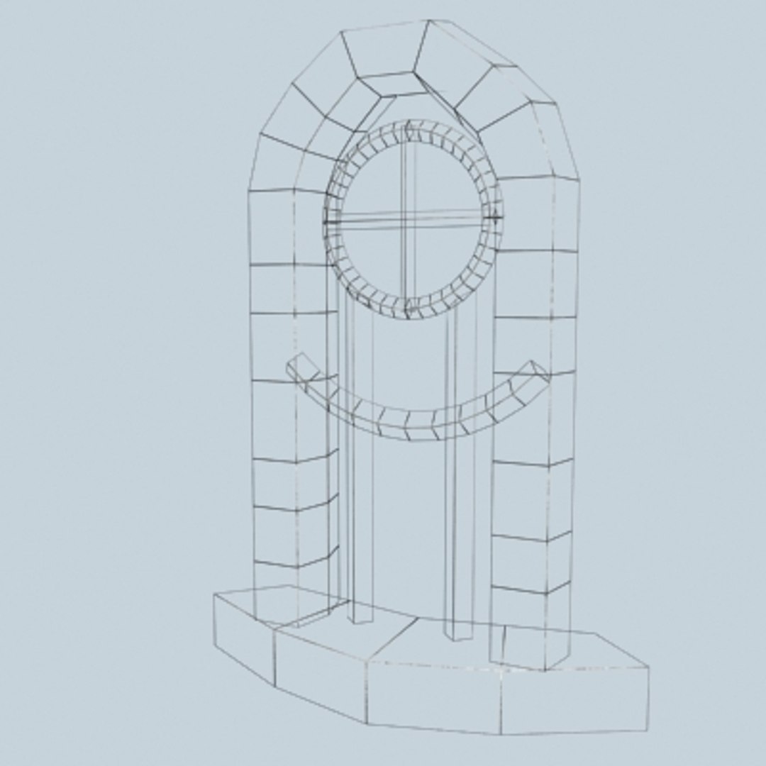 Medieval Castle Window 3d Model