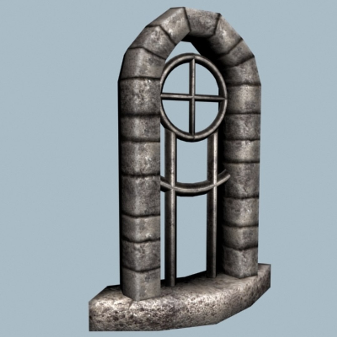 Medieval Castle Window 3d Model
