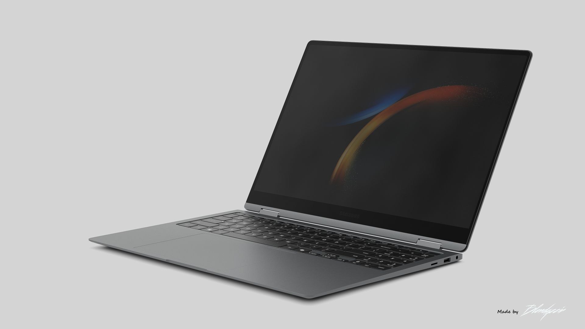 3D Galaxy Book5 Pro 360 Model - TurboSquid 2278905