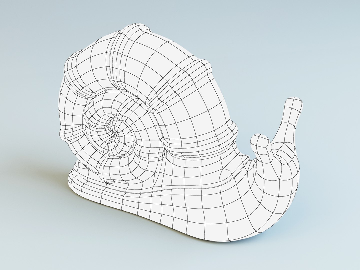 3d model snail