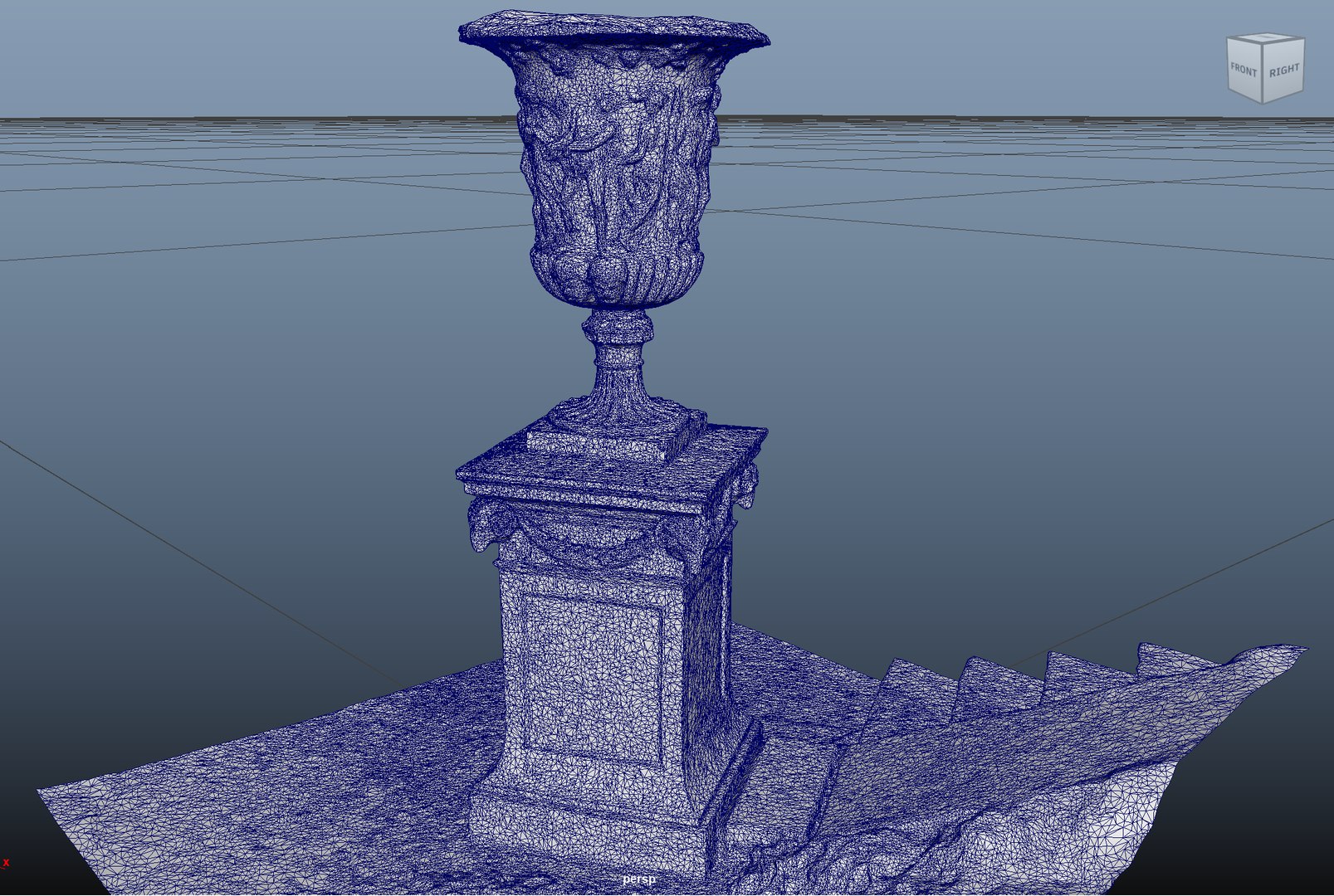 Roman gate architectural piece 3D - TurboSquid 2155529