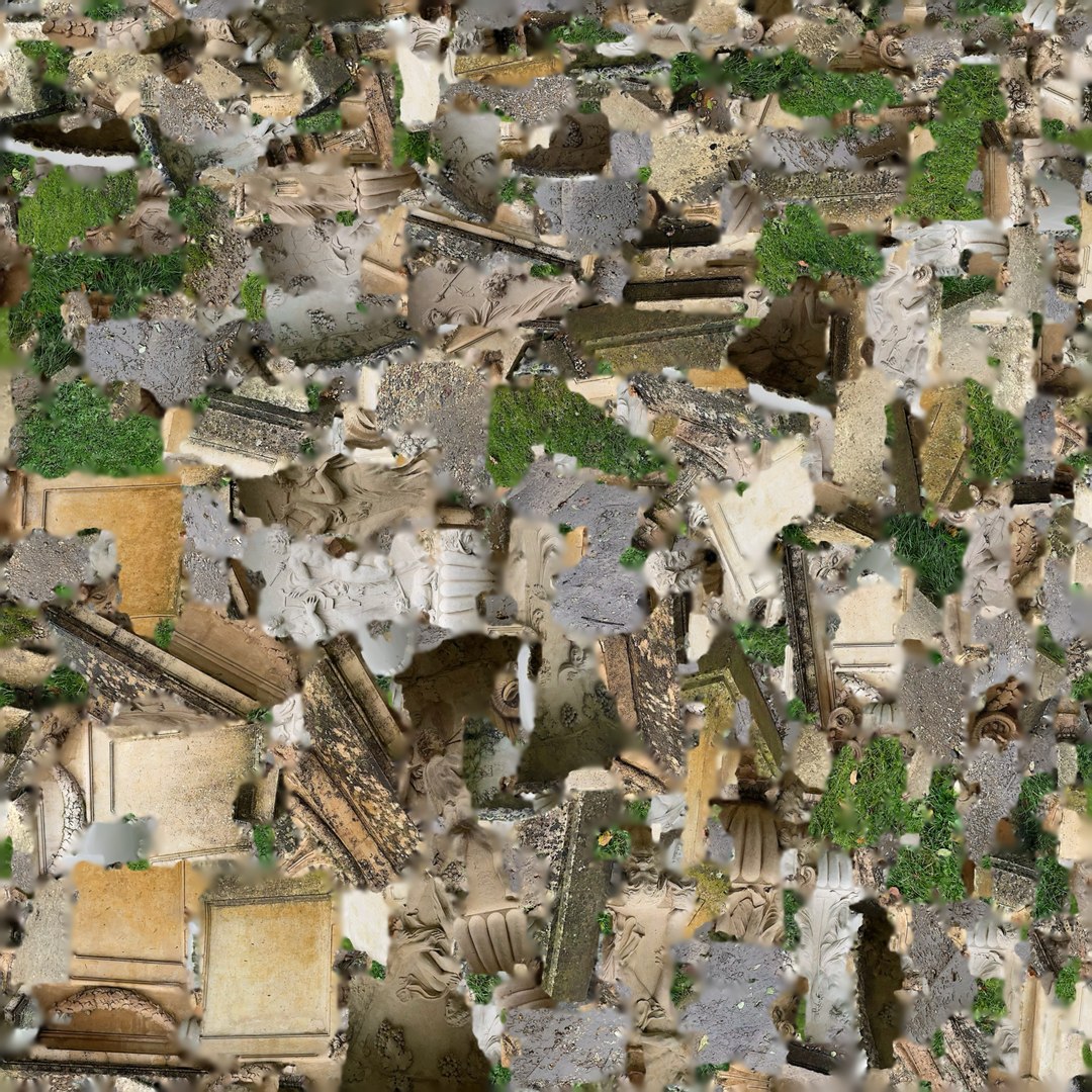 Roman gate architectural piece 3D - TurboSquid 2155529