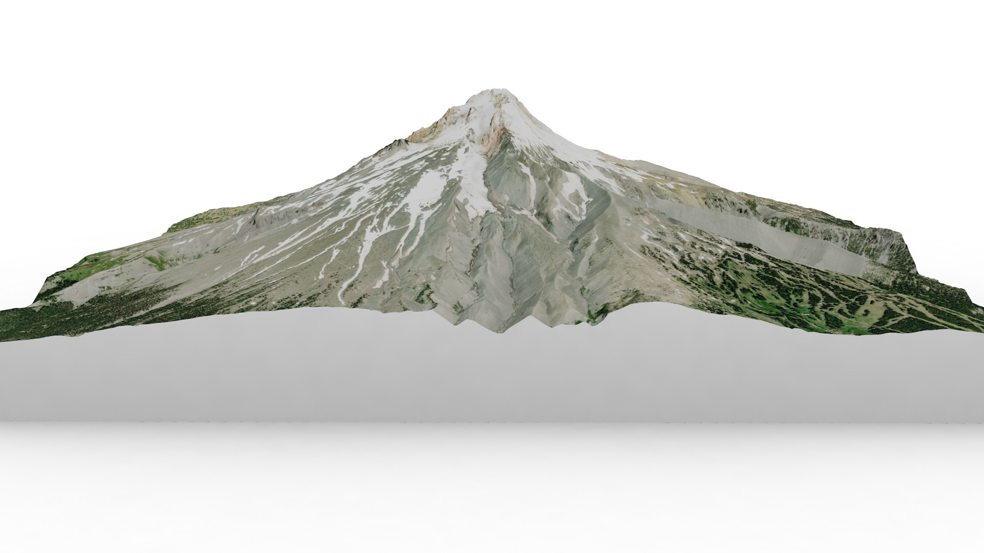 Mount Hood 3D Model - TurboSquid 1988494