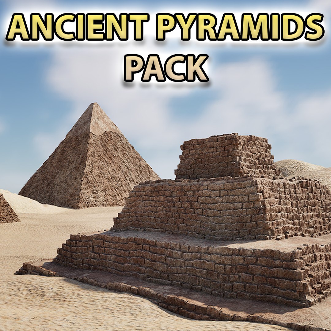 Ancient Pyramids Pack 3D Model - TurboSquid 2388567