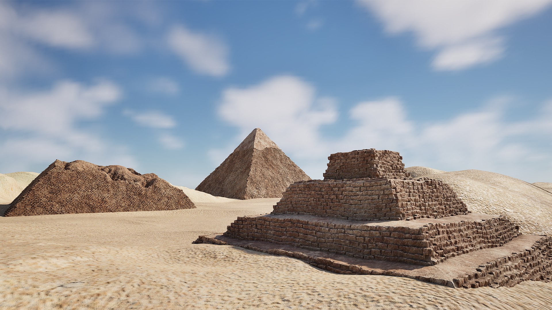 Ancient Pyramids Pack 3D Model - TurboSquid 2388567