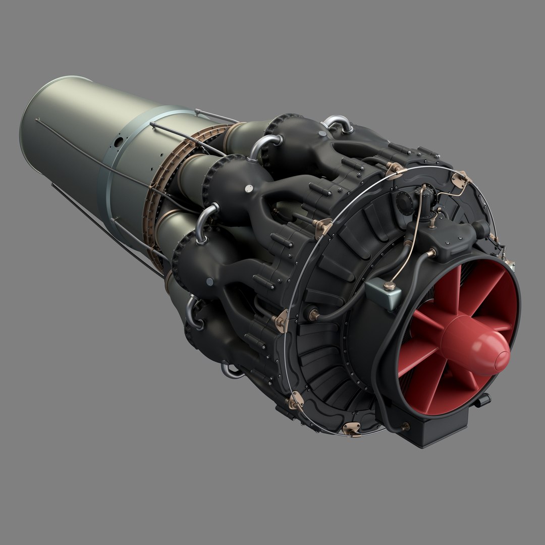 Jet Engine 3D model - TurboSquid 1845043