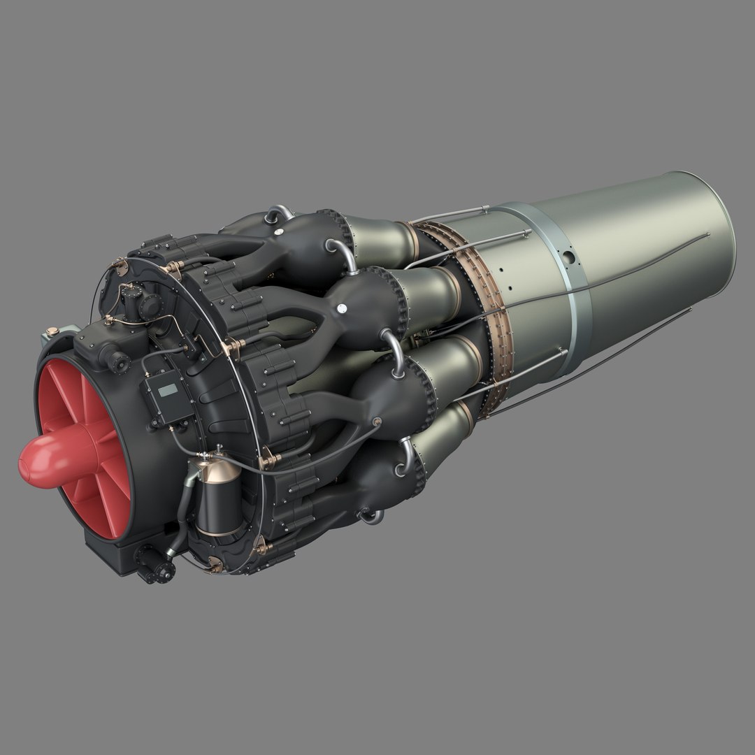 Jet Engine 3D model - TurboSquid 1845043