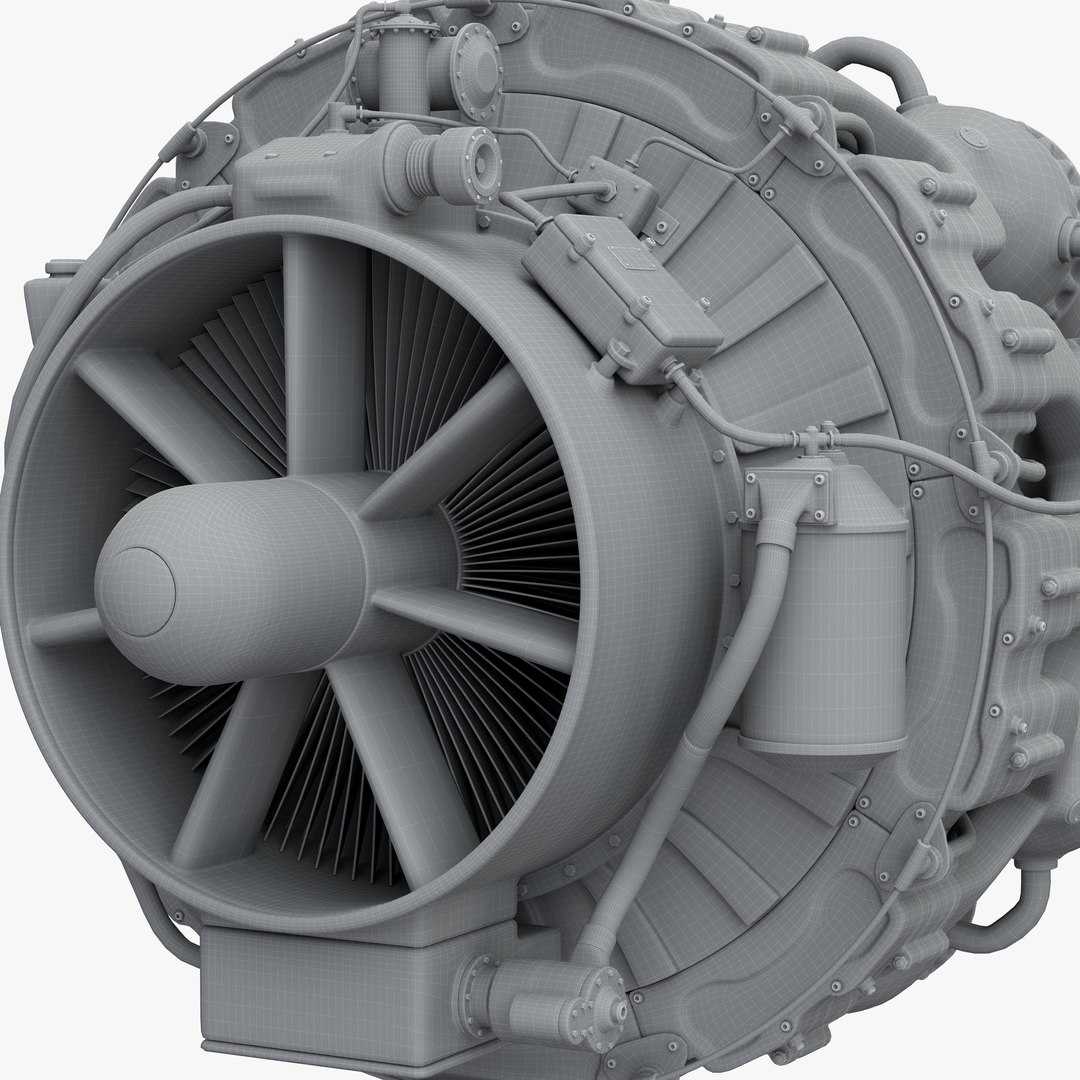Jet Engine 3D model - TurboSquid 1845043
