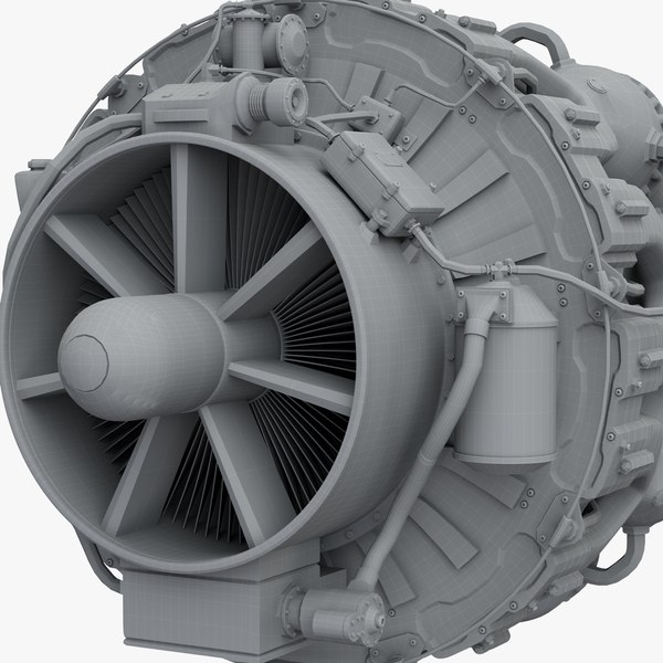 Jet Engine 3D model - TurboSquid 1845043