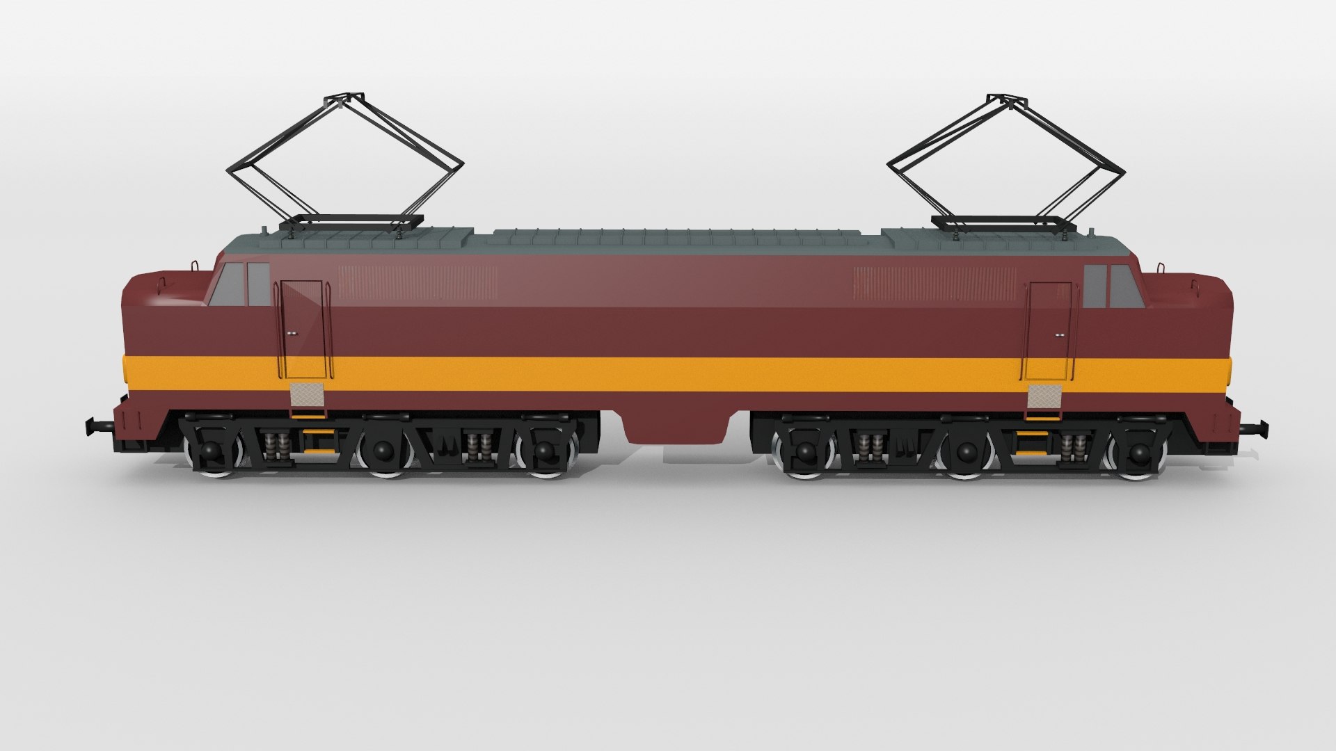 Dutch Electric Locomotive 3D Model - TurboSquid 1344968