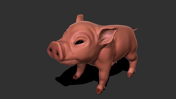 3D little pig model - TurboSquid 2027703