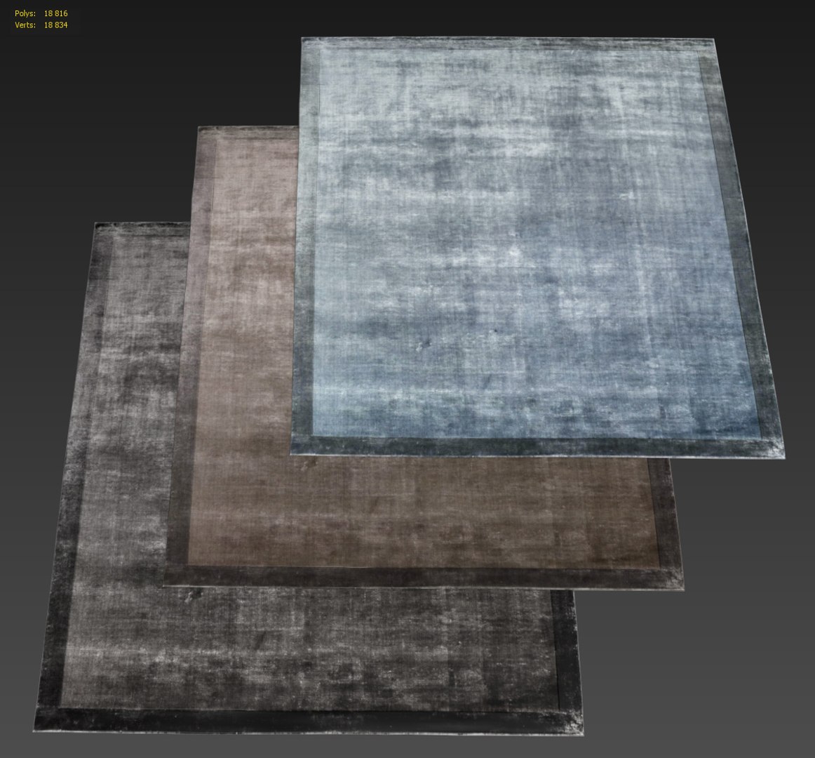 Rh Marca Rug 3D Model - TurboSquid 1571418
