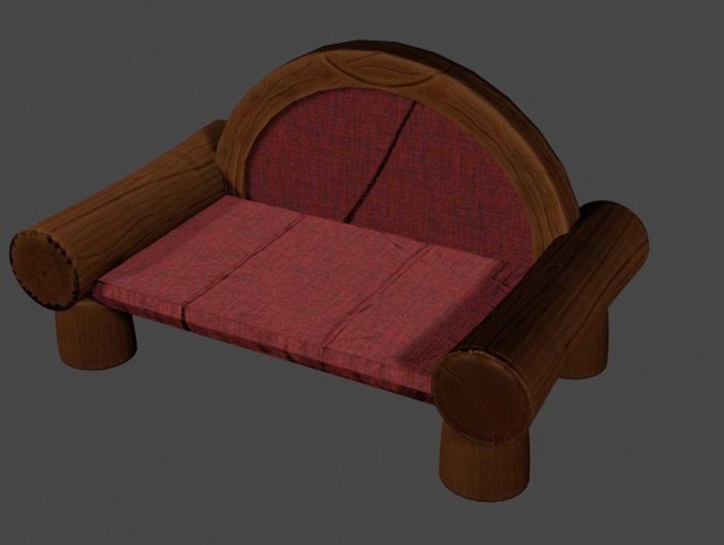 3D model stylized bench - TurboSquid 1607142