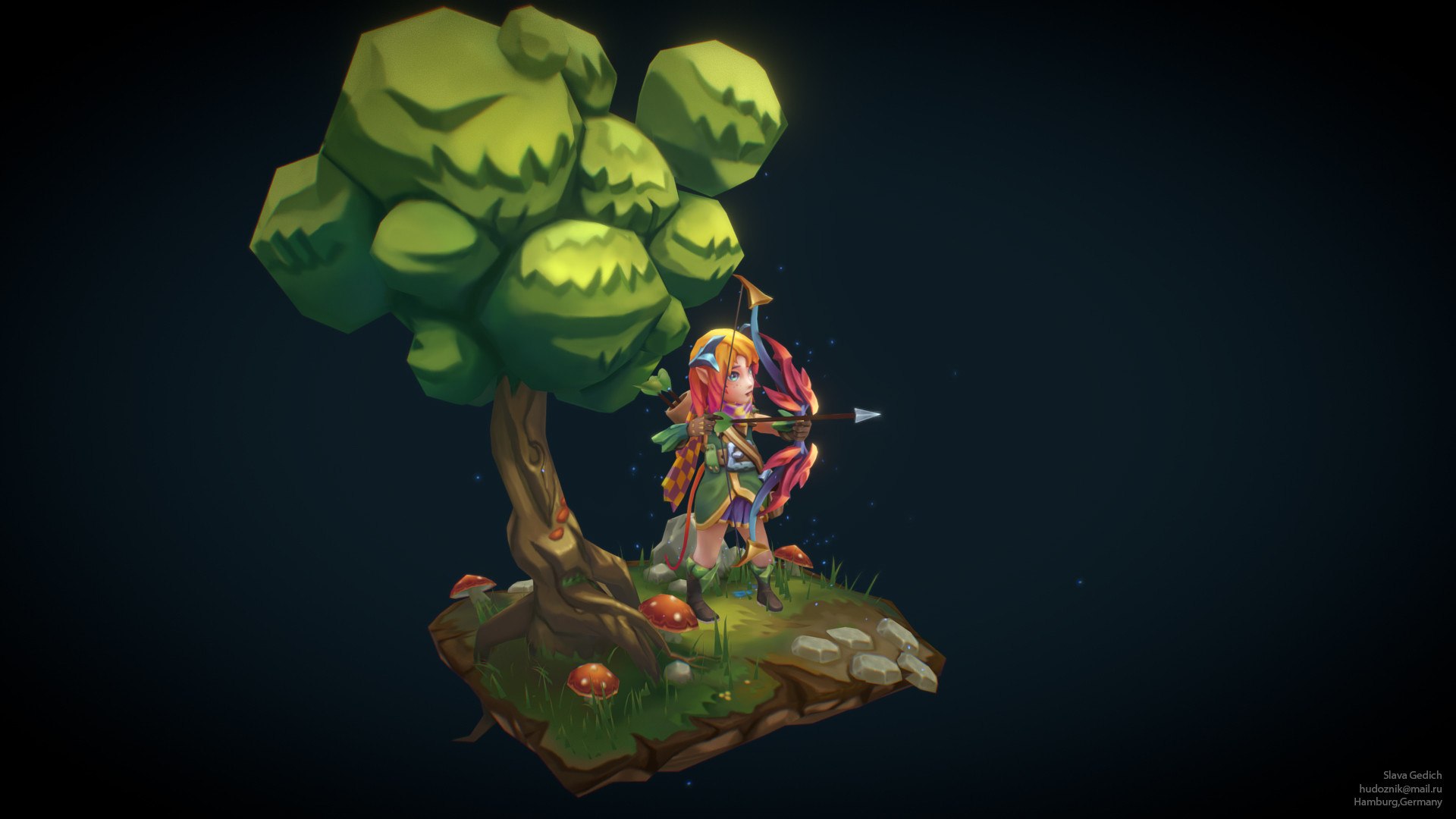 3D Range Hero Character - TurboSquid 1334192