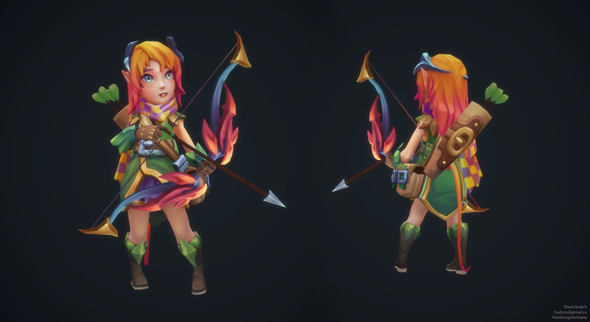 3D Range Hero Character - TurboSquid 1334192
