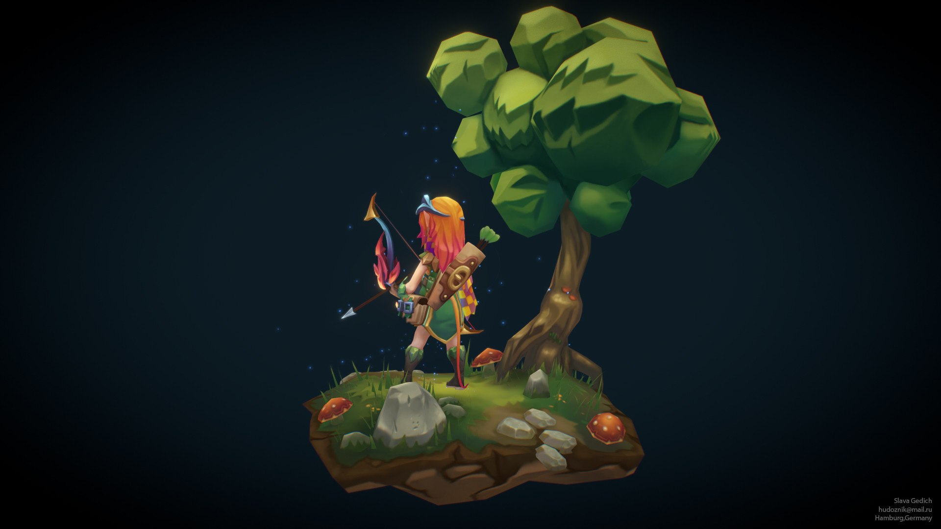 3D Range Hero Character - TurboSquid 1334192