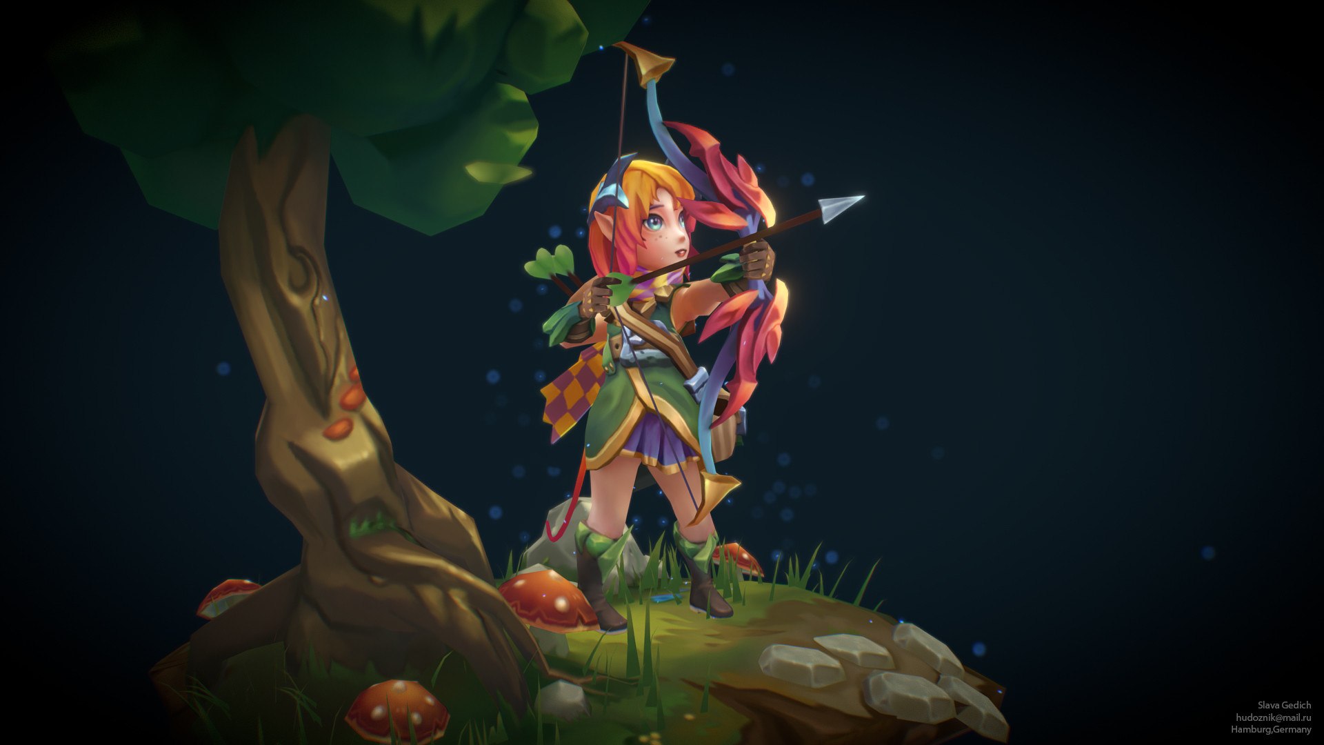 3D Range Hero Character - TurboSquid 1334192