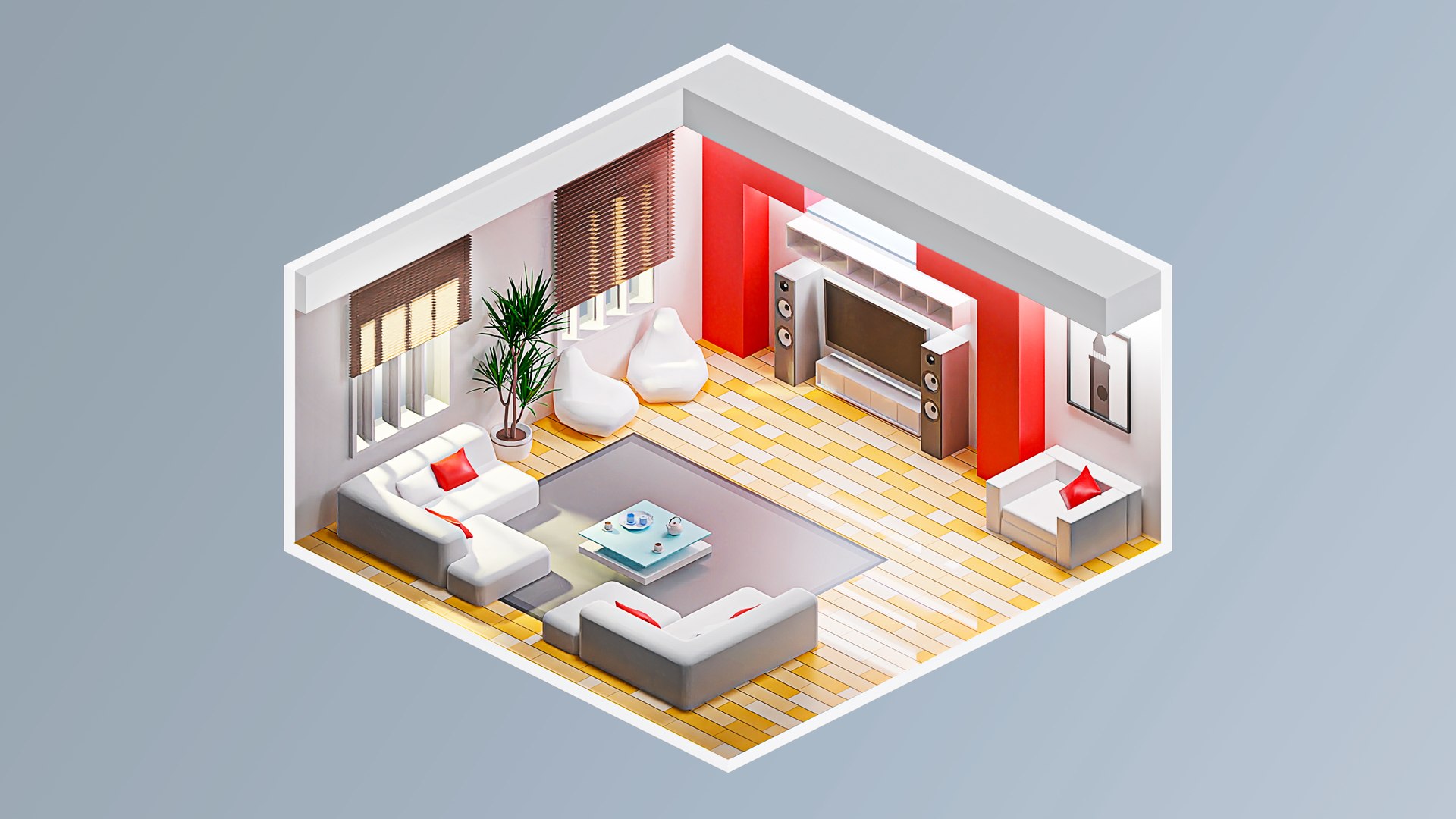 Room 24 3D Model - TurboSquid 2149008