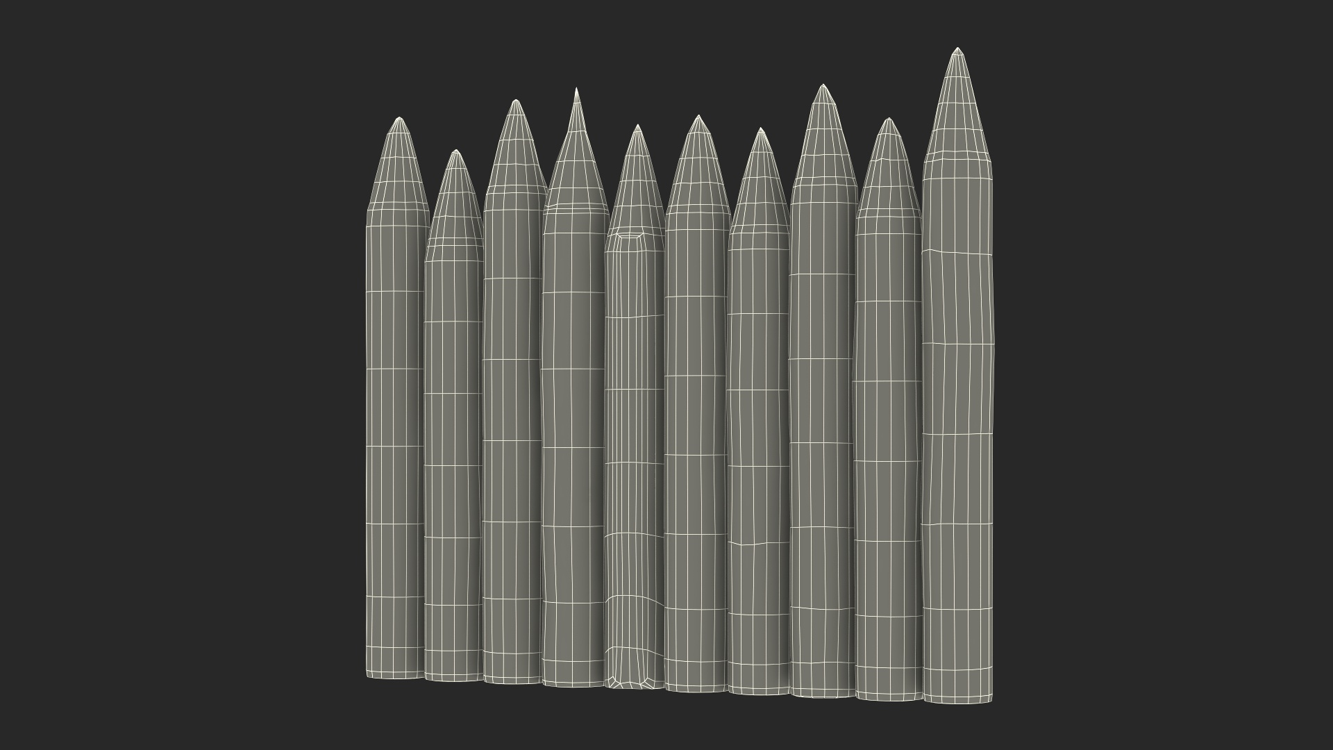 Medieval Faded Wooden Stockade 3D Model - TurboSquid 2349913