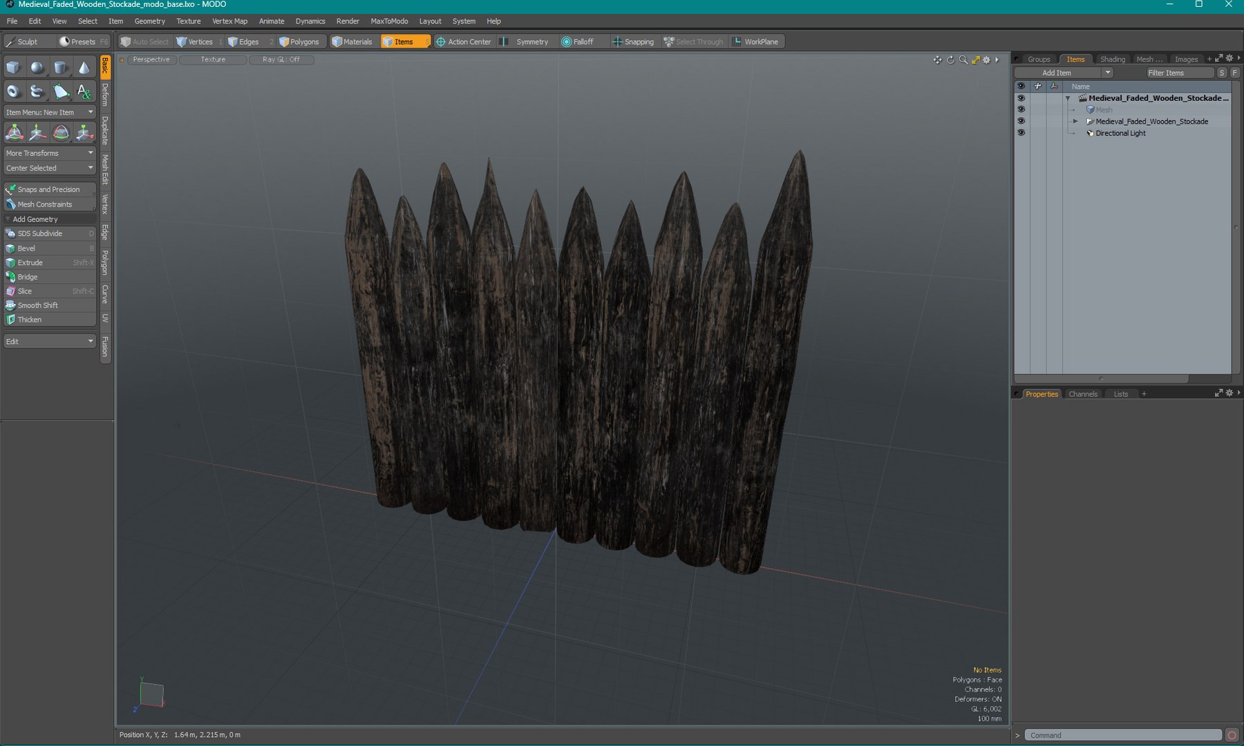Medieval Faded Wooden Stockade 3D Model - TurboSquid 2349913
