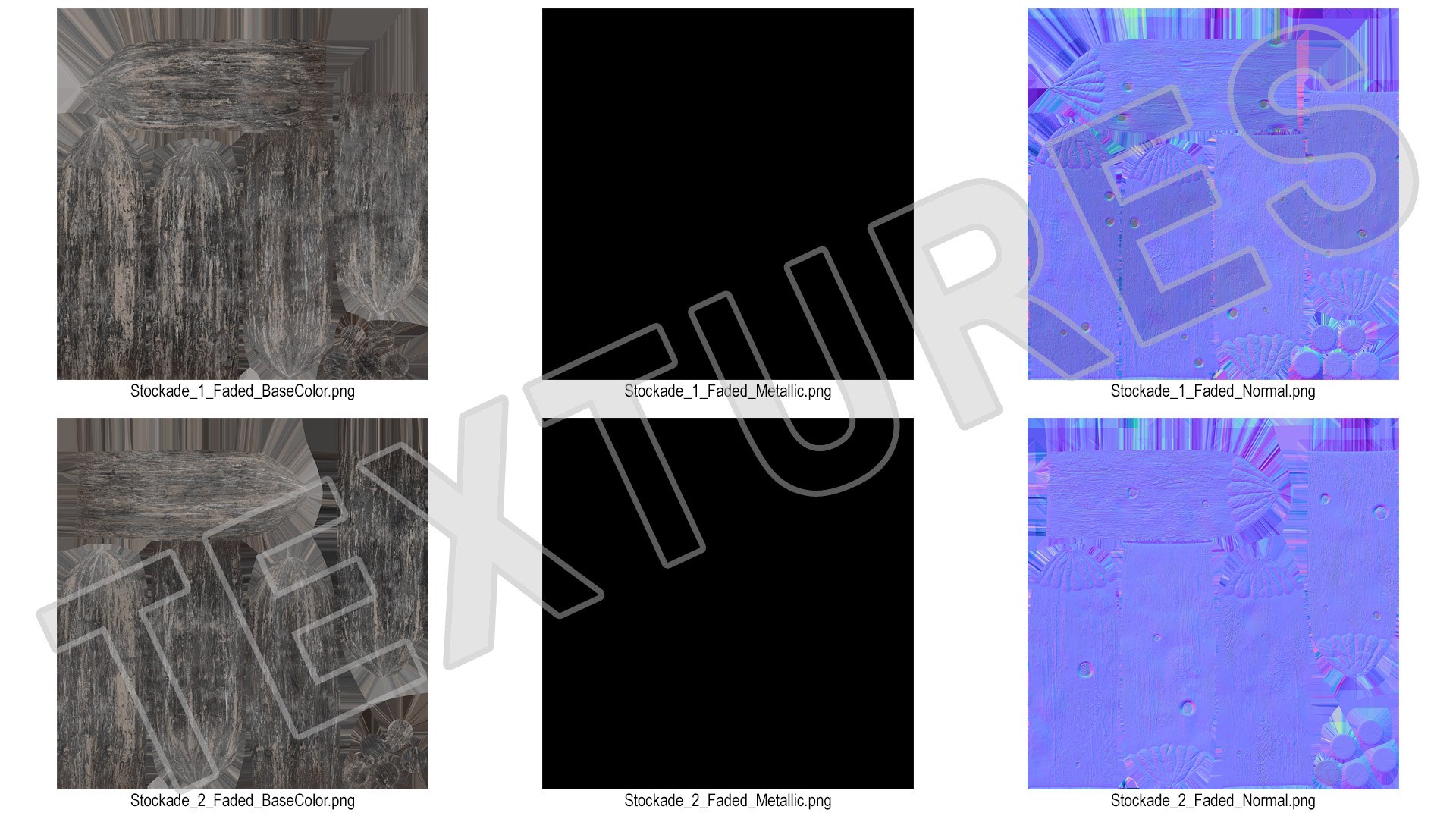 Medieval Faded Wooden Stockade 3D Model - TurboSquid 2349913