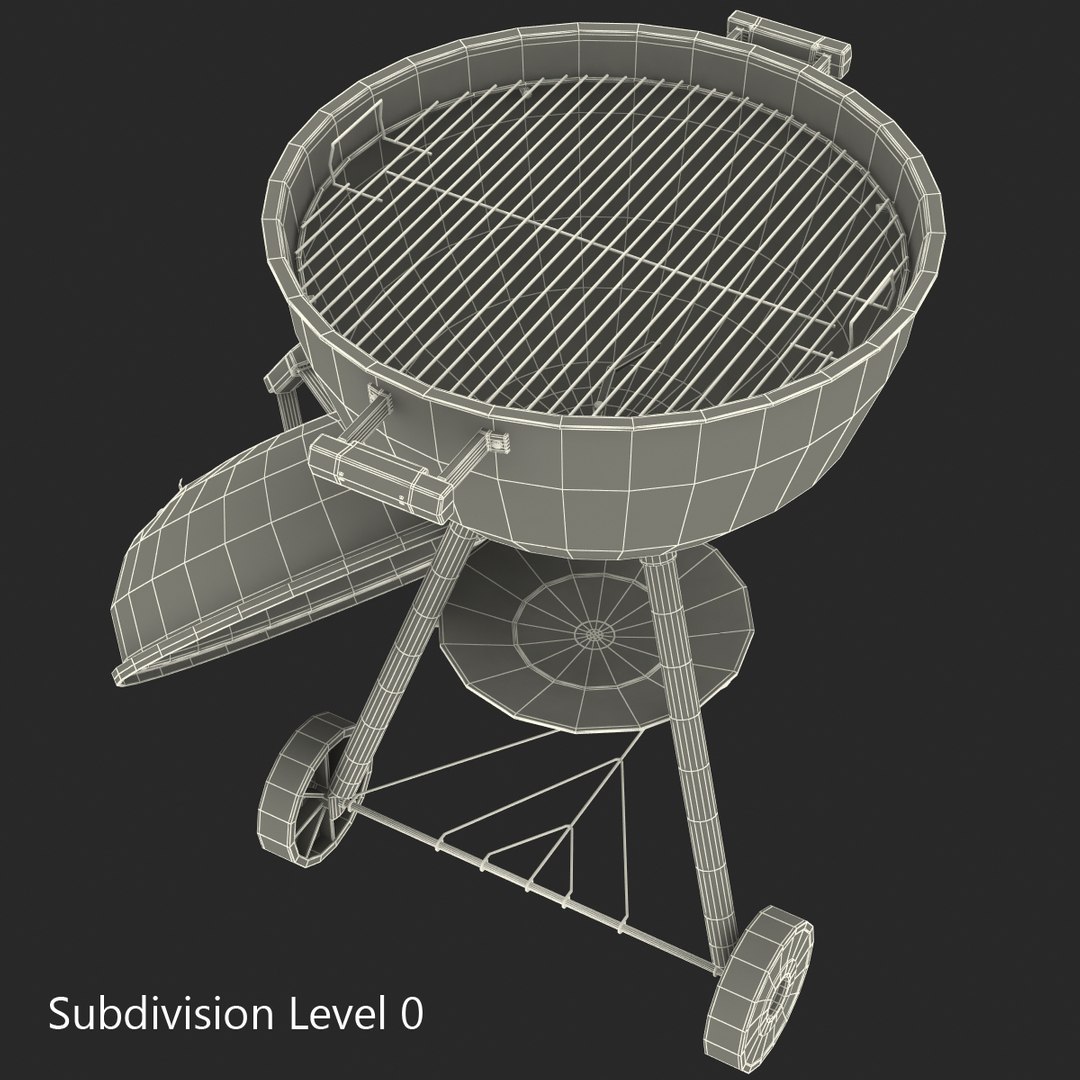 3d grills set gas model