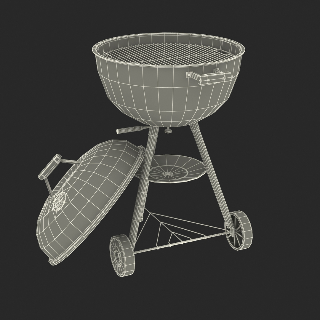 3d Grills Set Gas Model