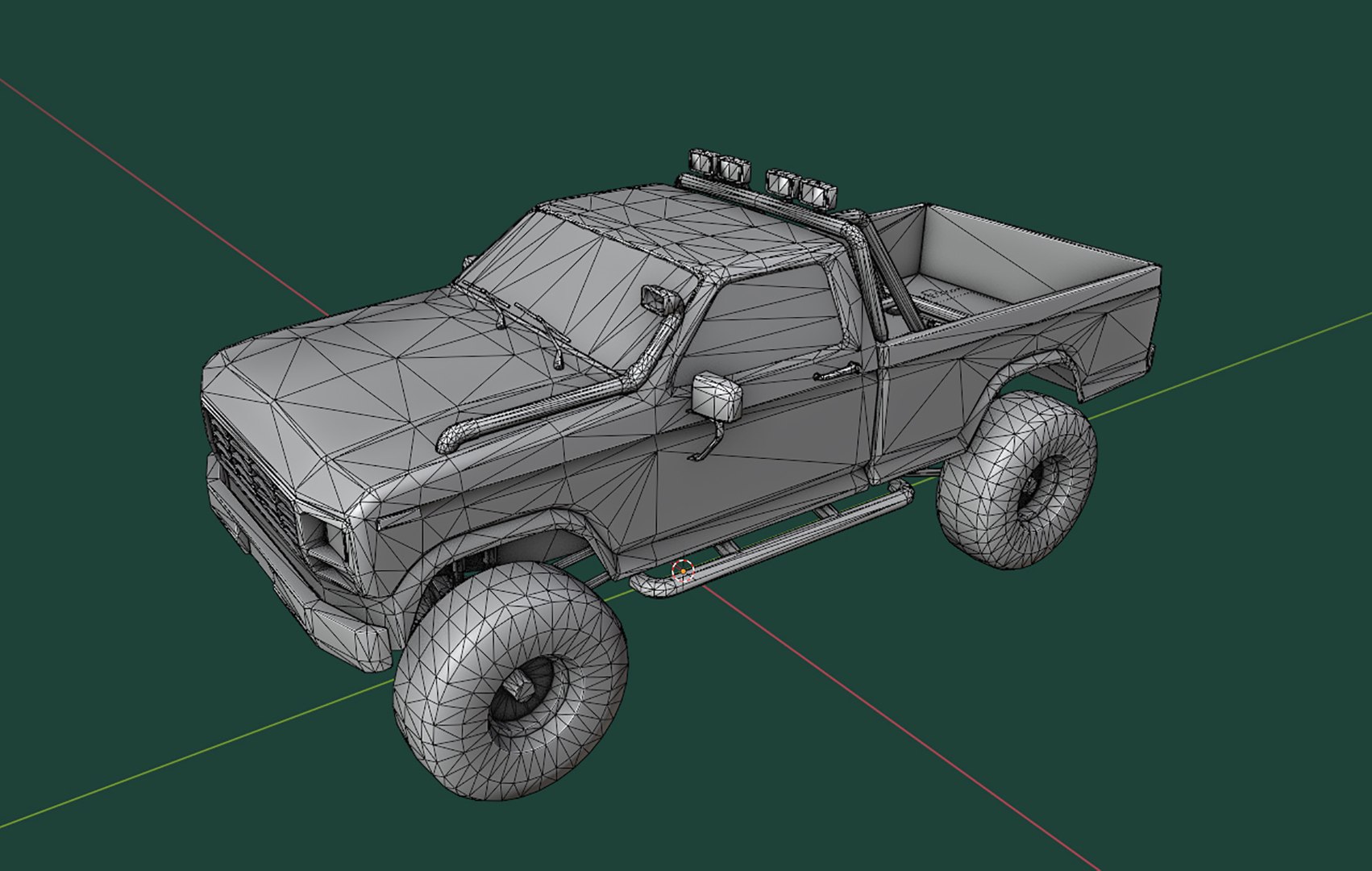 Custom Pickup 3D Model - TurboSquid 1790311