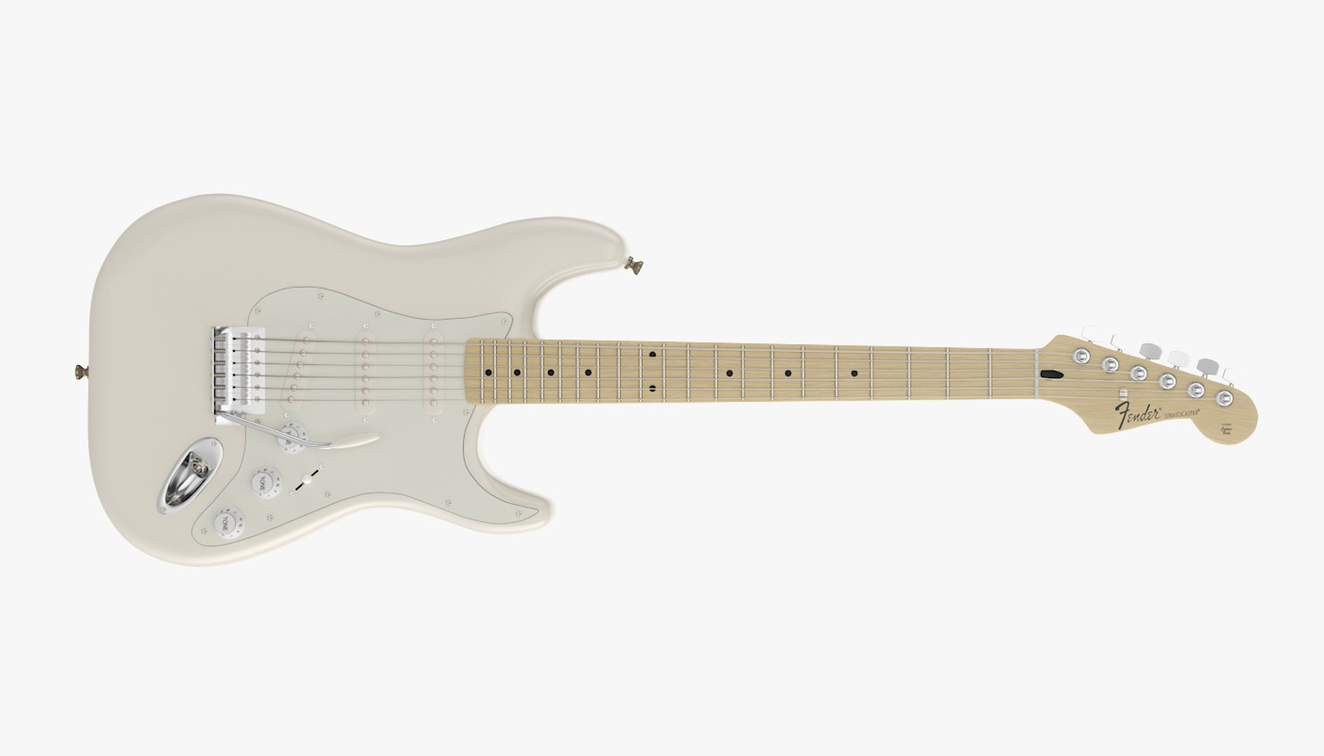 Fender Standard Strat 3D Model - TurboSquid 1287508