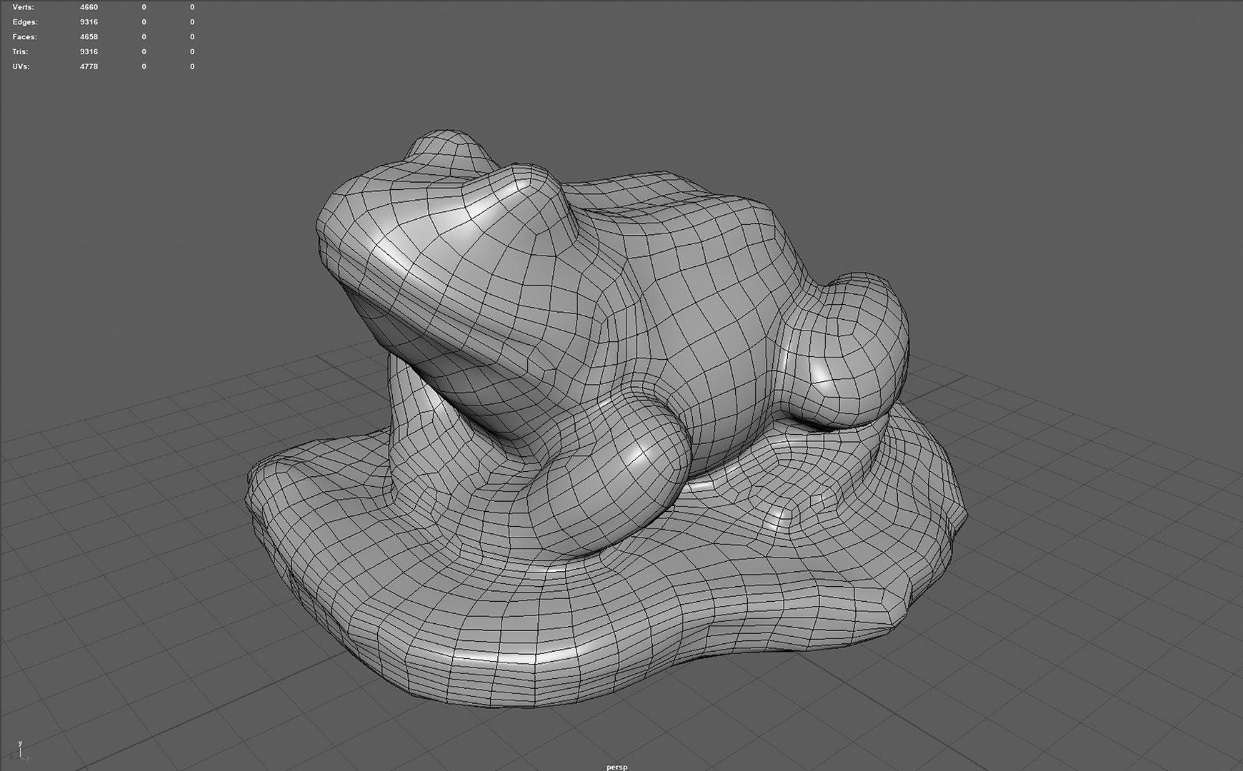 Stone Toad For Garden 3D - TurboSquid 2232545