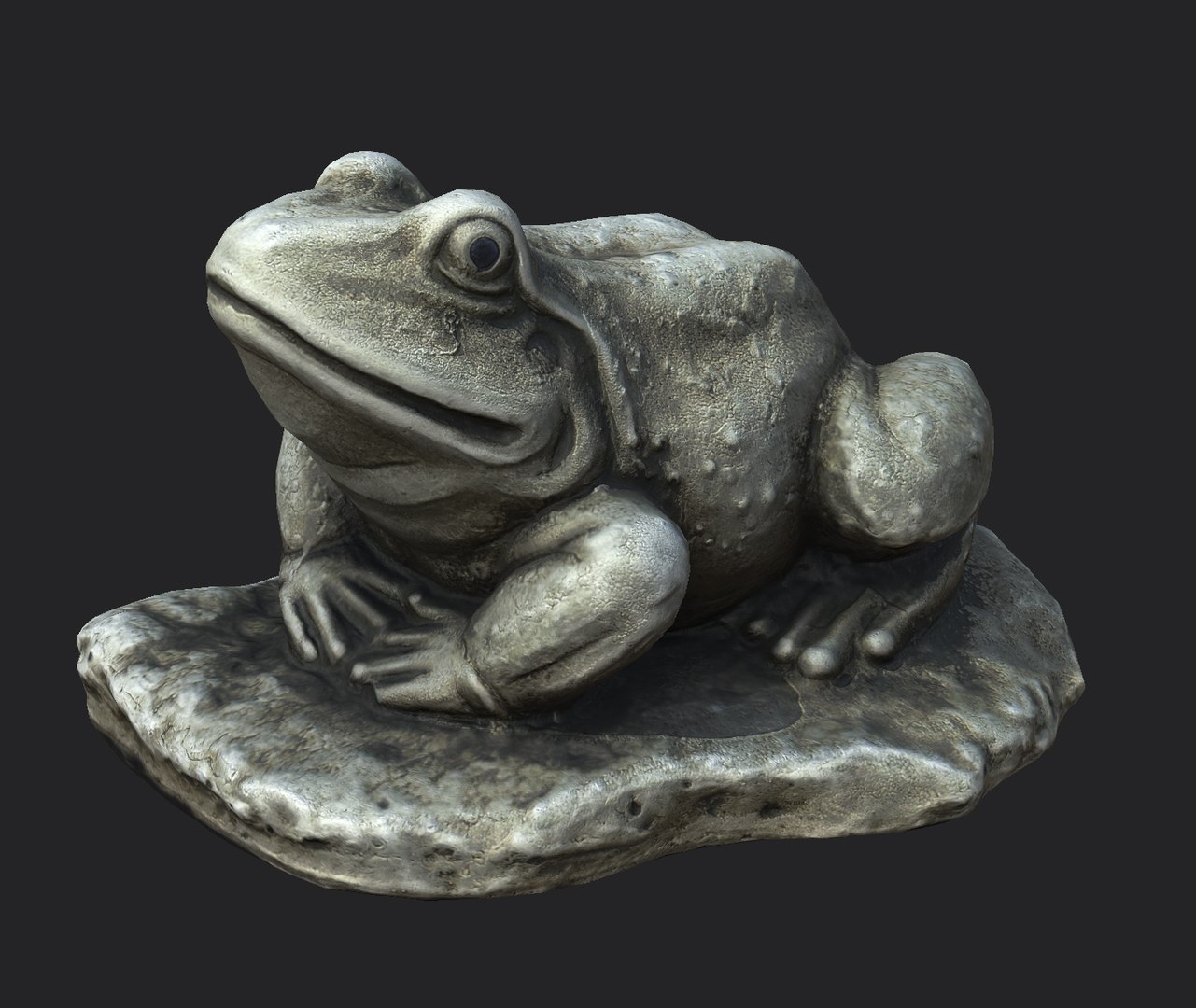 Stone Toad For Garden 3D - TurboSquid 2232545
