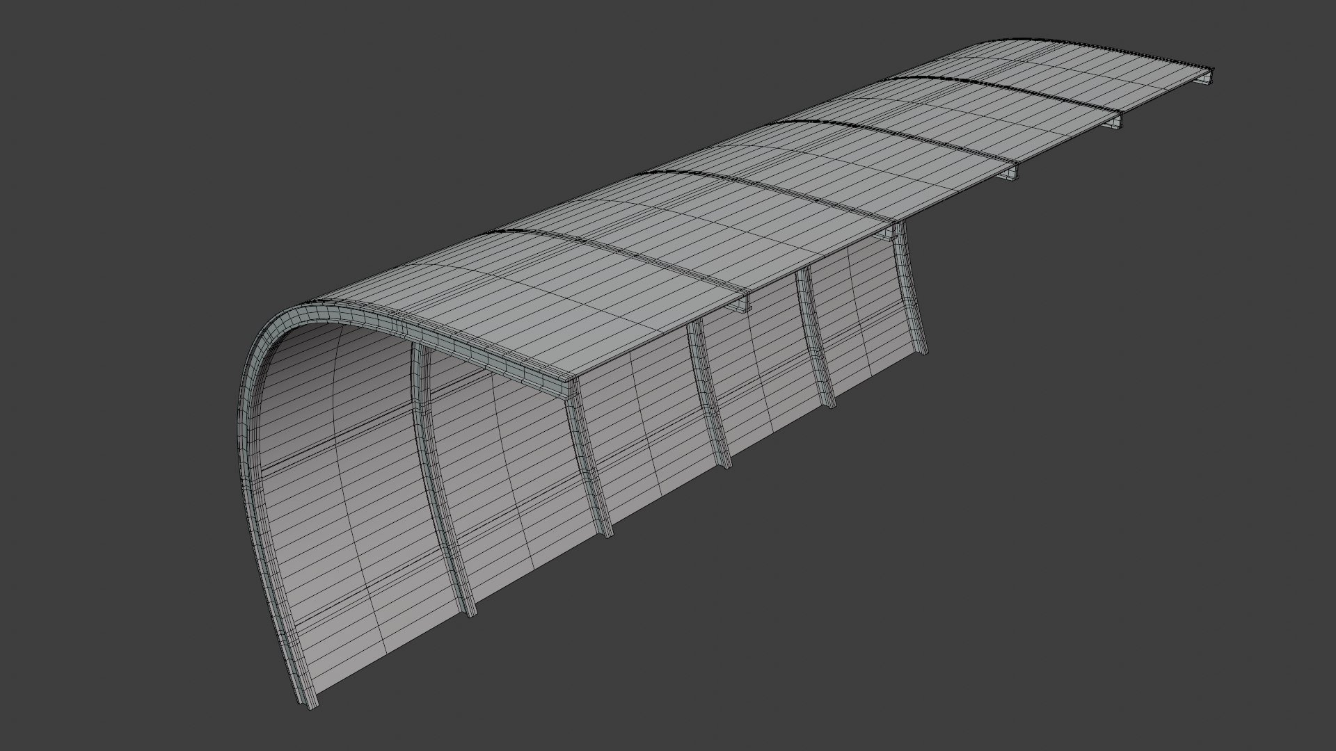 3D Model Bus Stop Enclosure - TurboSquid 2136503