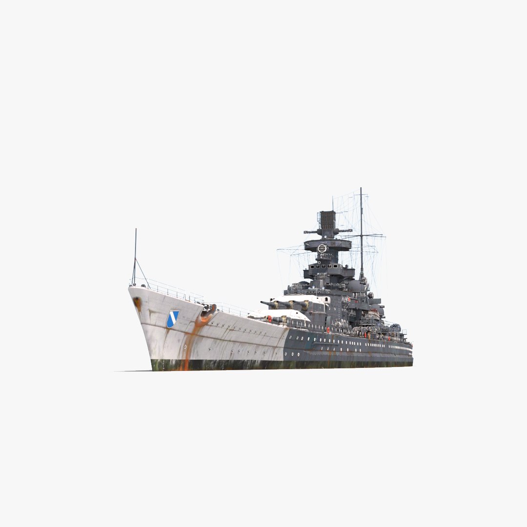 3D Model Scharnhorst 1943 - TurboSquid 1873715