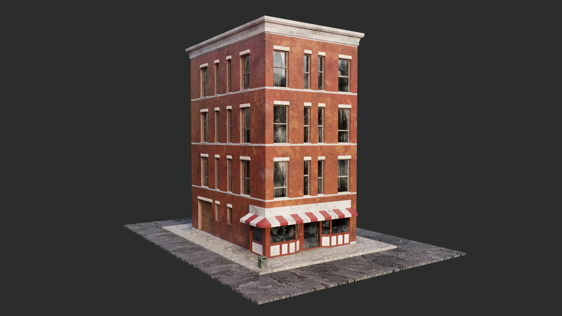 Building Block Low-poly 3D model - TurboSquid 1910648