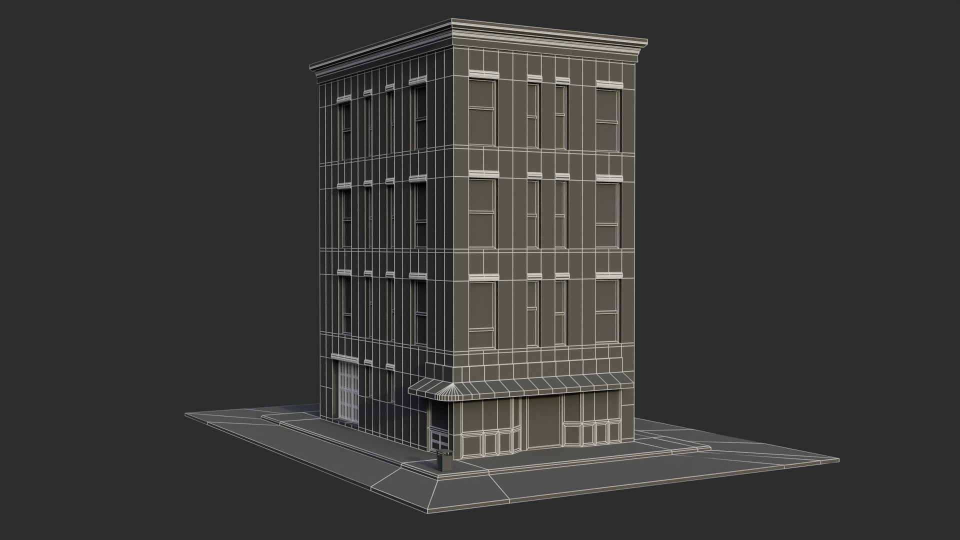 Building Block Low-poly 3D model - TurboSquid 1910648