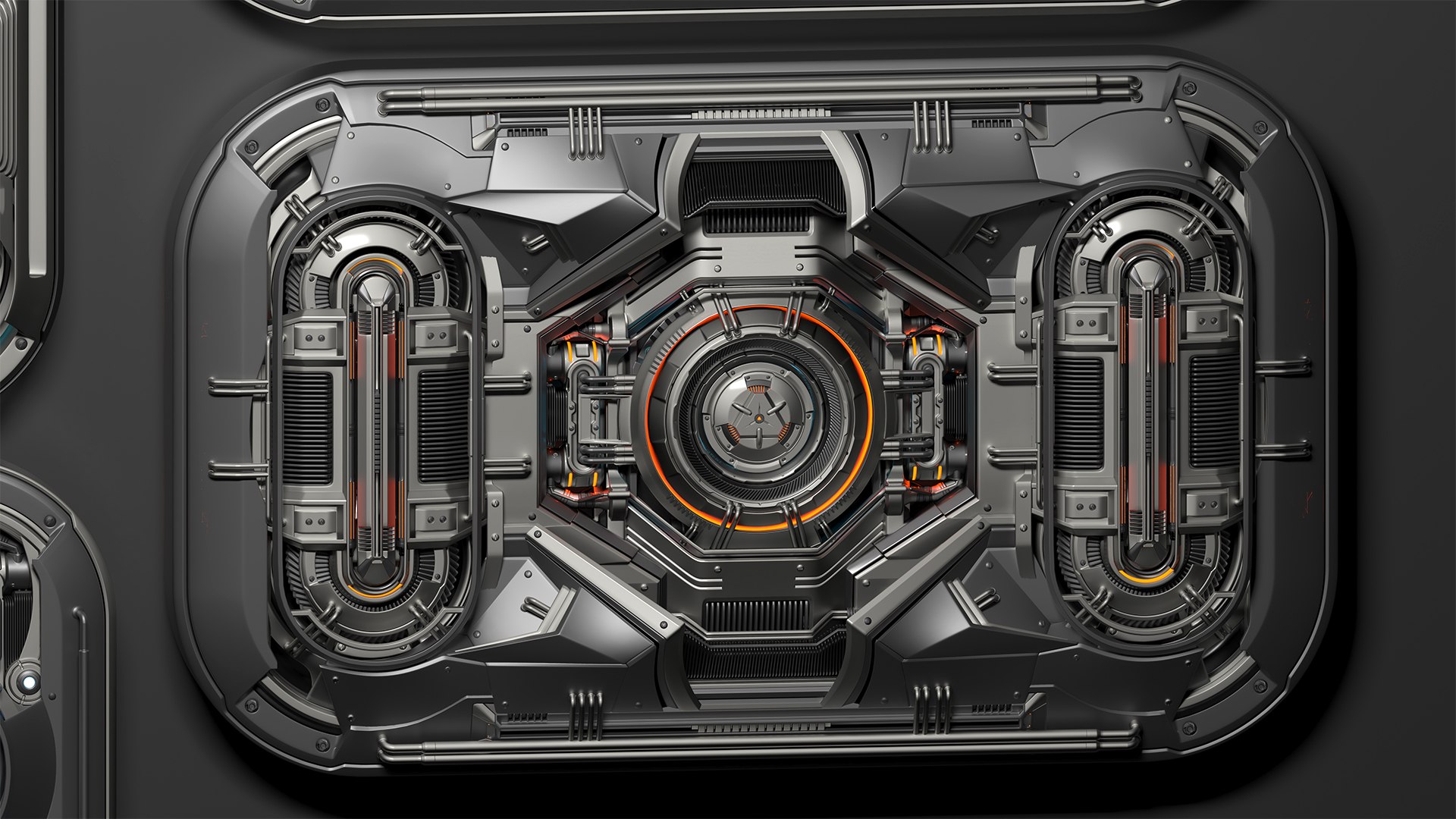 Sci-Fi Kitbash - Futuristic Panel 4 - Mega Element 3D - TurboSquid 1982964