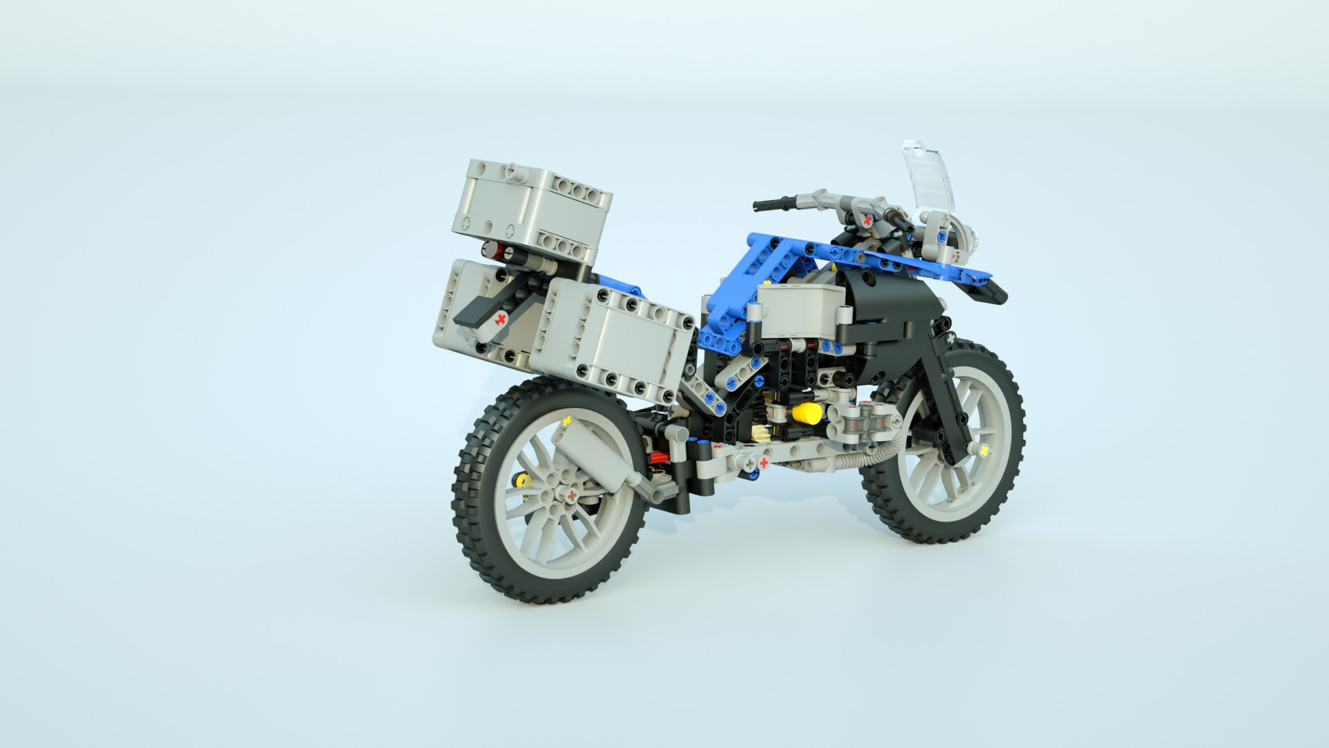 3D LEGO Motorbike - TurboSquid 1901429