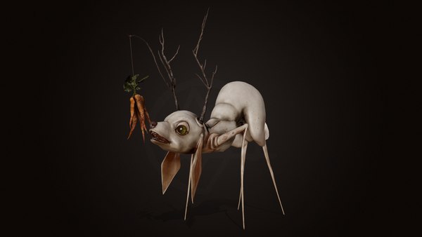 modelo 3d Gorky el perro ansioso - TurboSquid 1871344
