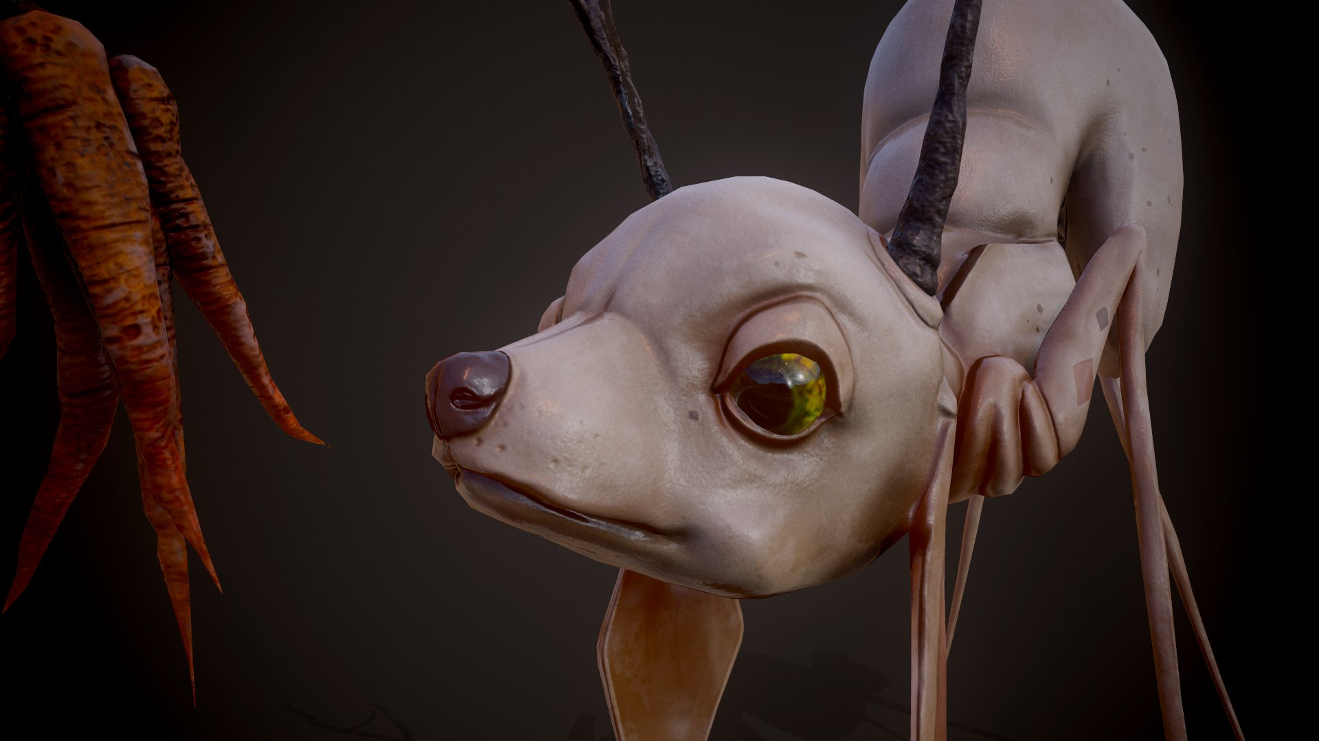 3D Gorky The Anxious Dog model - TurboSquid 1871344