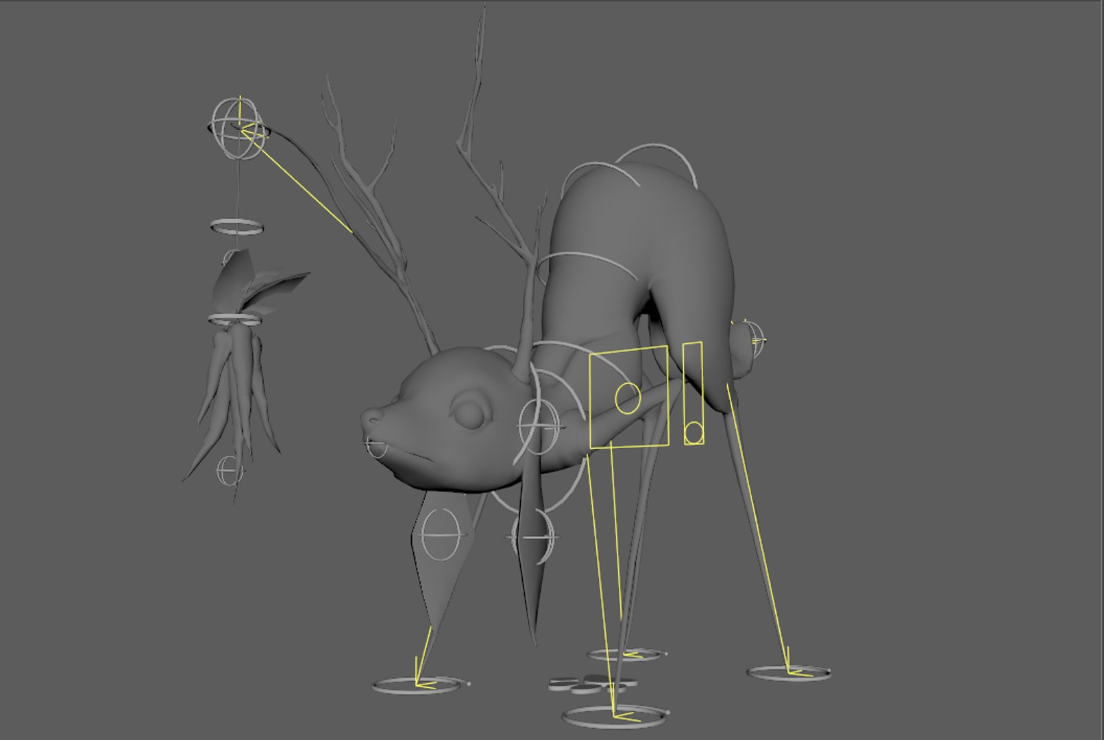 3D Gorky The Anxious Dog model - TurboSquid 1871344