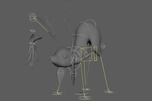 modelo 3d Gorky el perro ansioso - TurboSquid 1871344